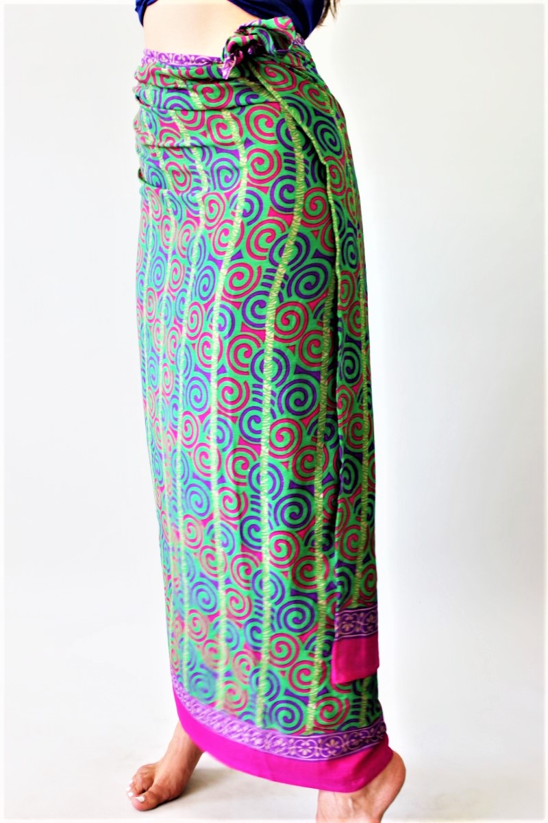 SP-7 Sari Silk Pareo — Cosmosyr