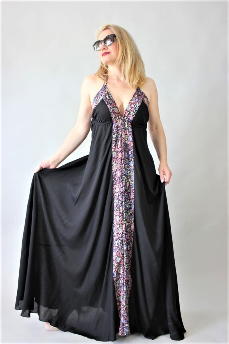 RVS-021 Rayon Long Dress — Cosmosyr