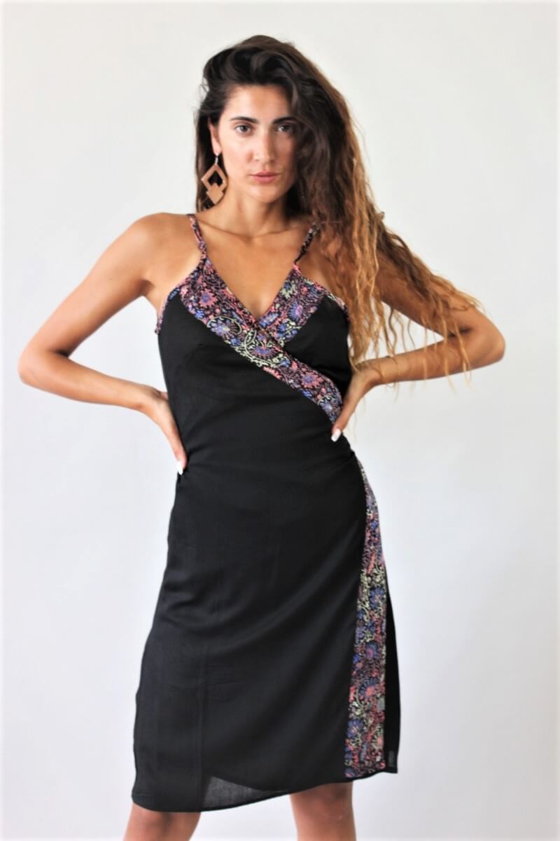 RWD-093 Rayon Wrap Dress — Cosmosyr