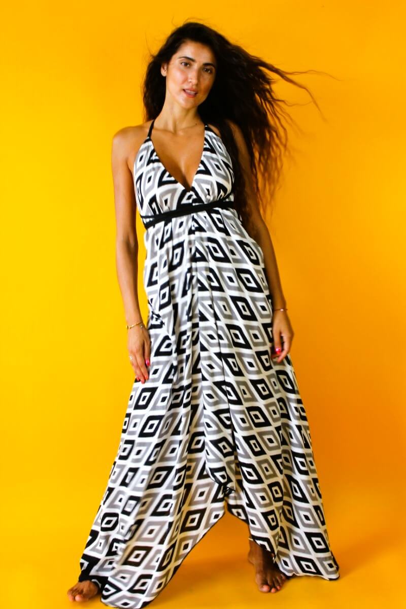 HDR-504 Rayon Long Dress — Cosmosyr