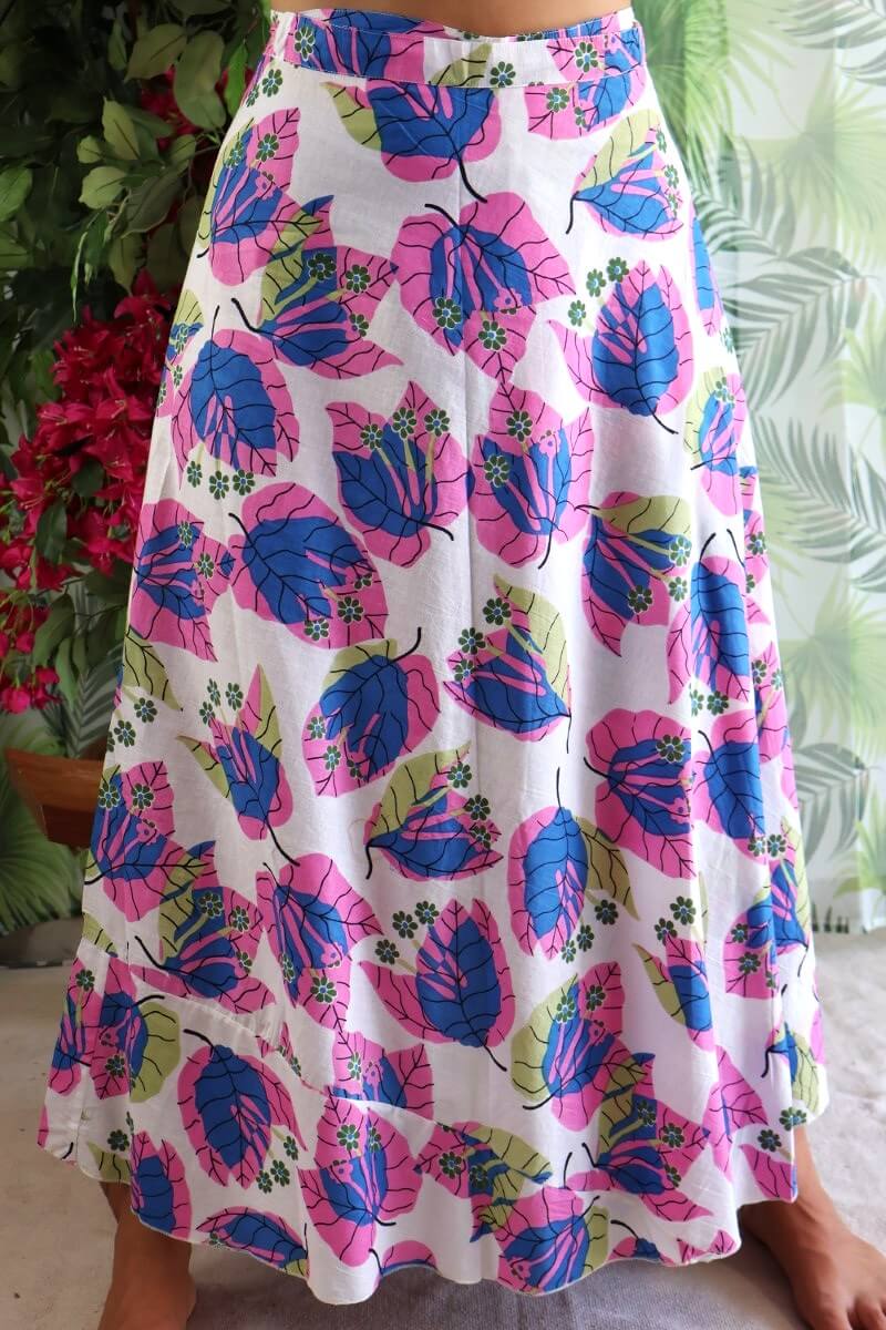 WPC-17 Wrap Skirt Bougainvillea — Cosmosyr