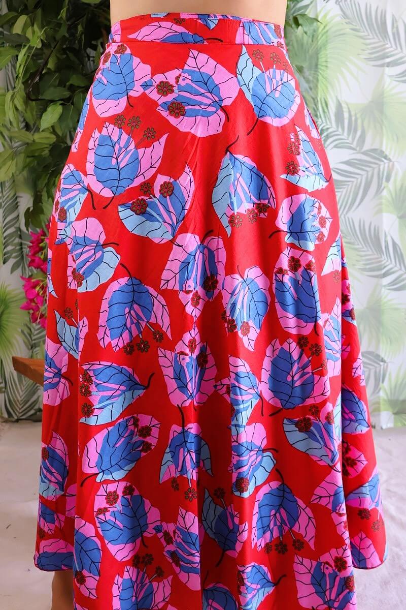 WPC-17 Wrap Skirt Bougainvillea — Cosmosyr