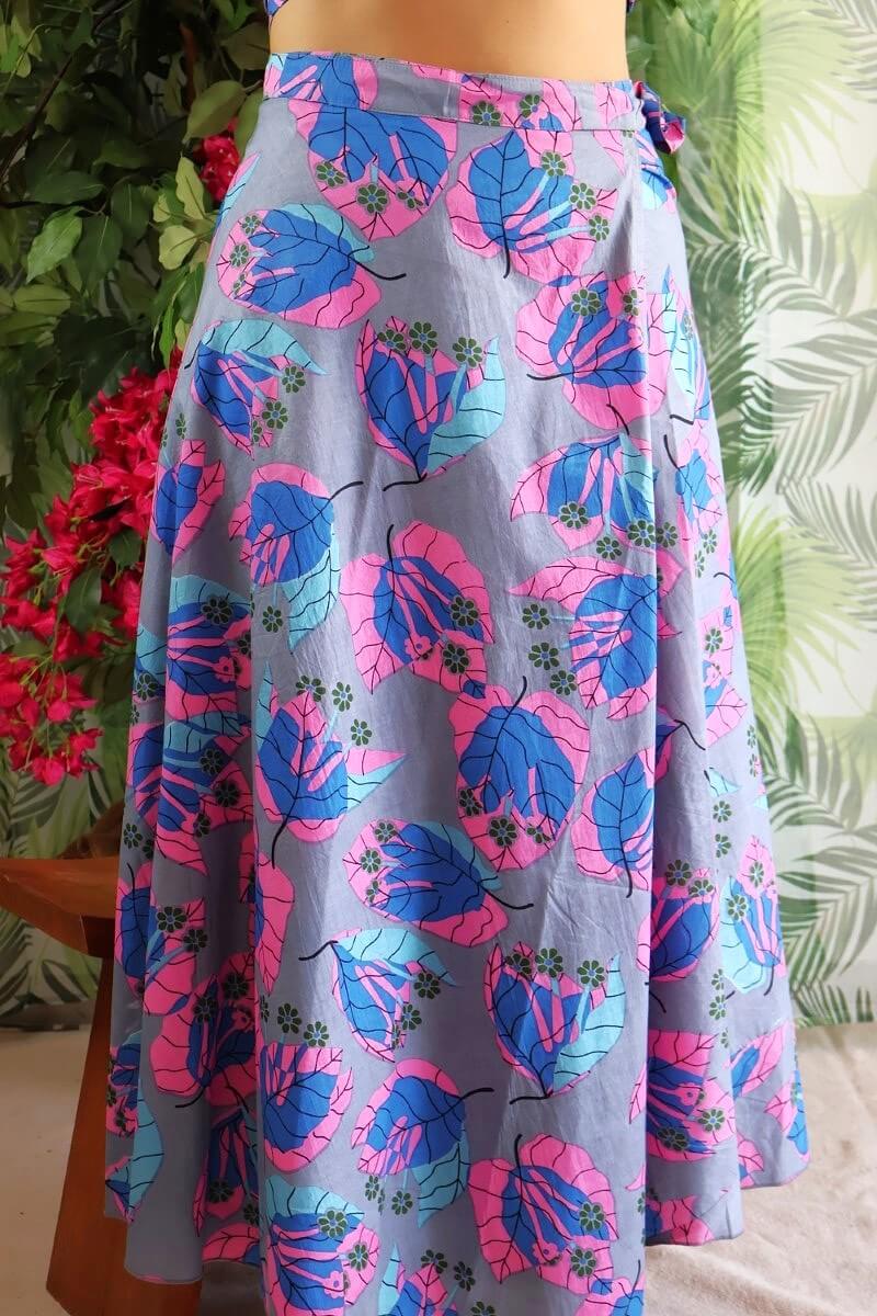 WPC-17 Wrap Skirt Bougainvillea — Cosmosyr